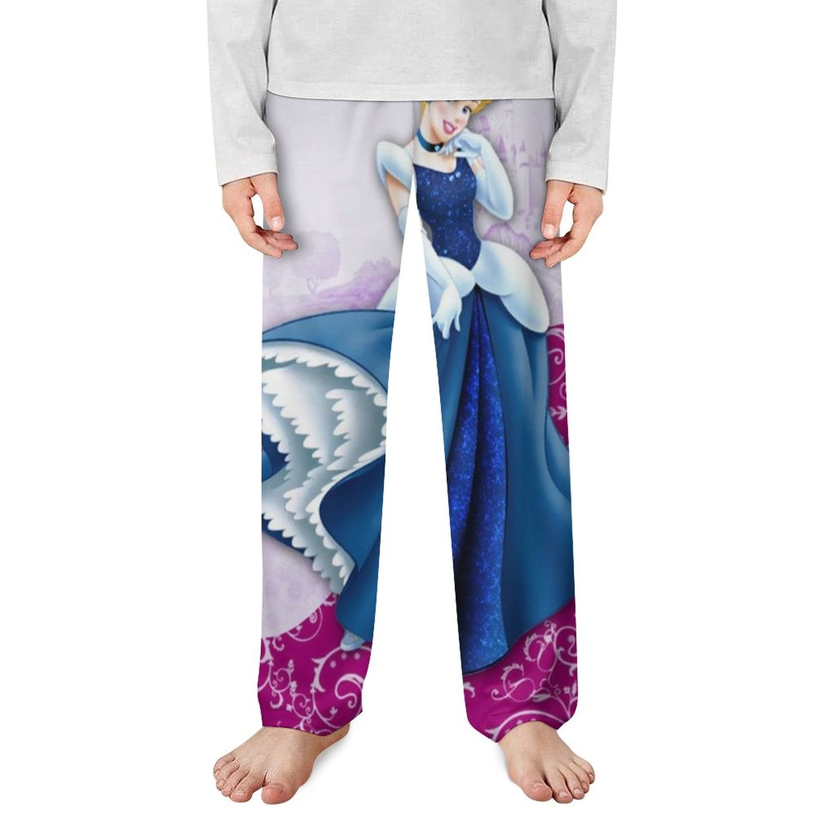 Cinderella Pajama Pants for Gils Kids Cute Sleep Bottoms Cinderella ...