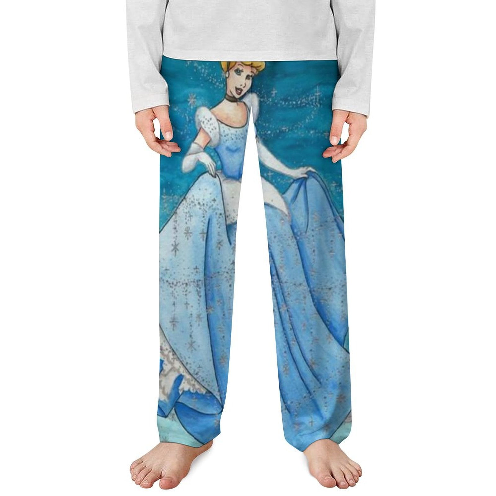 Cinderella Pajama Pants for Gils Kids Cute Sleep Bottoms Cinderella ...