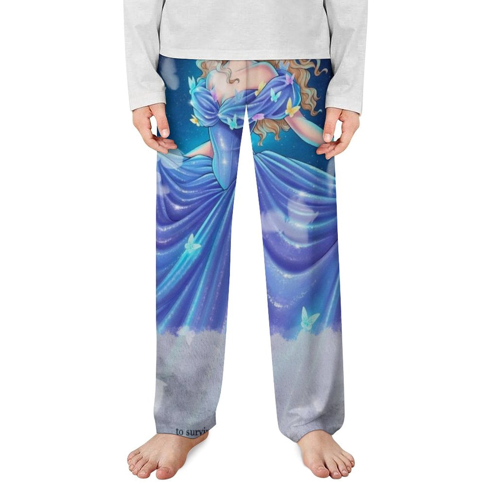 Cinderella Pajama Pants for Gils Kids Cute Sleep Bottoms Cinderella ...