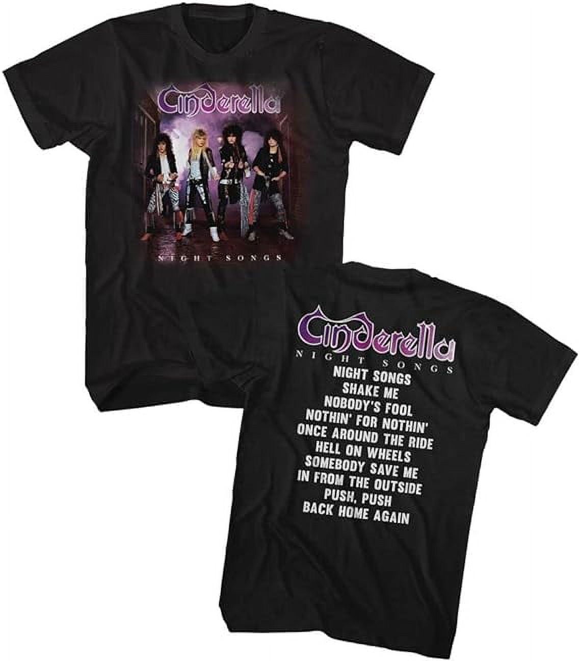 Cinderella Rock Band Night Songs Album Cover Fan Merch T-SHIRT 2 SIDE ...