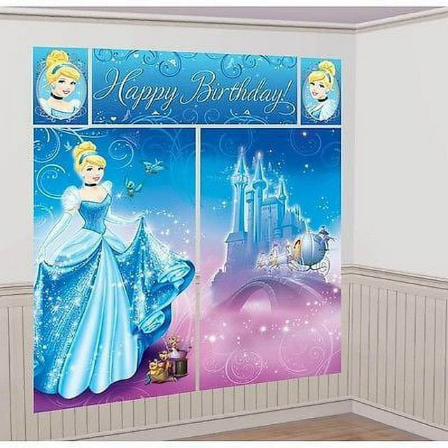 Cinderella Scene Setter Kit, Blue - Walmart.com