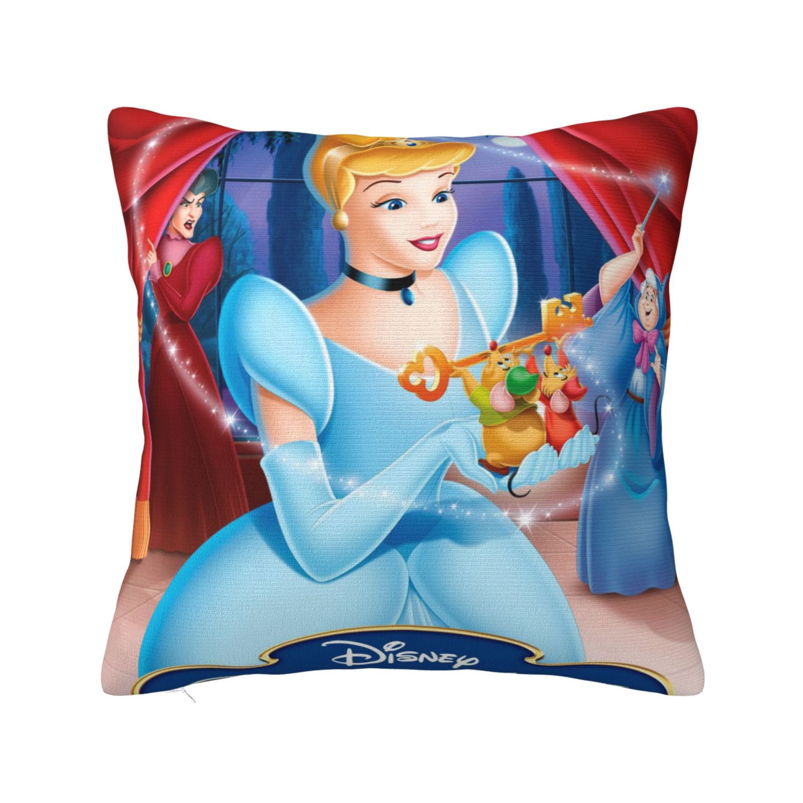 Cinderella Throw Pillow Cover Decoration Pillow Case Cushion Home Decor ...