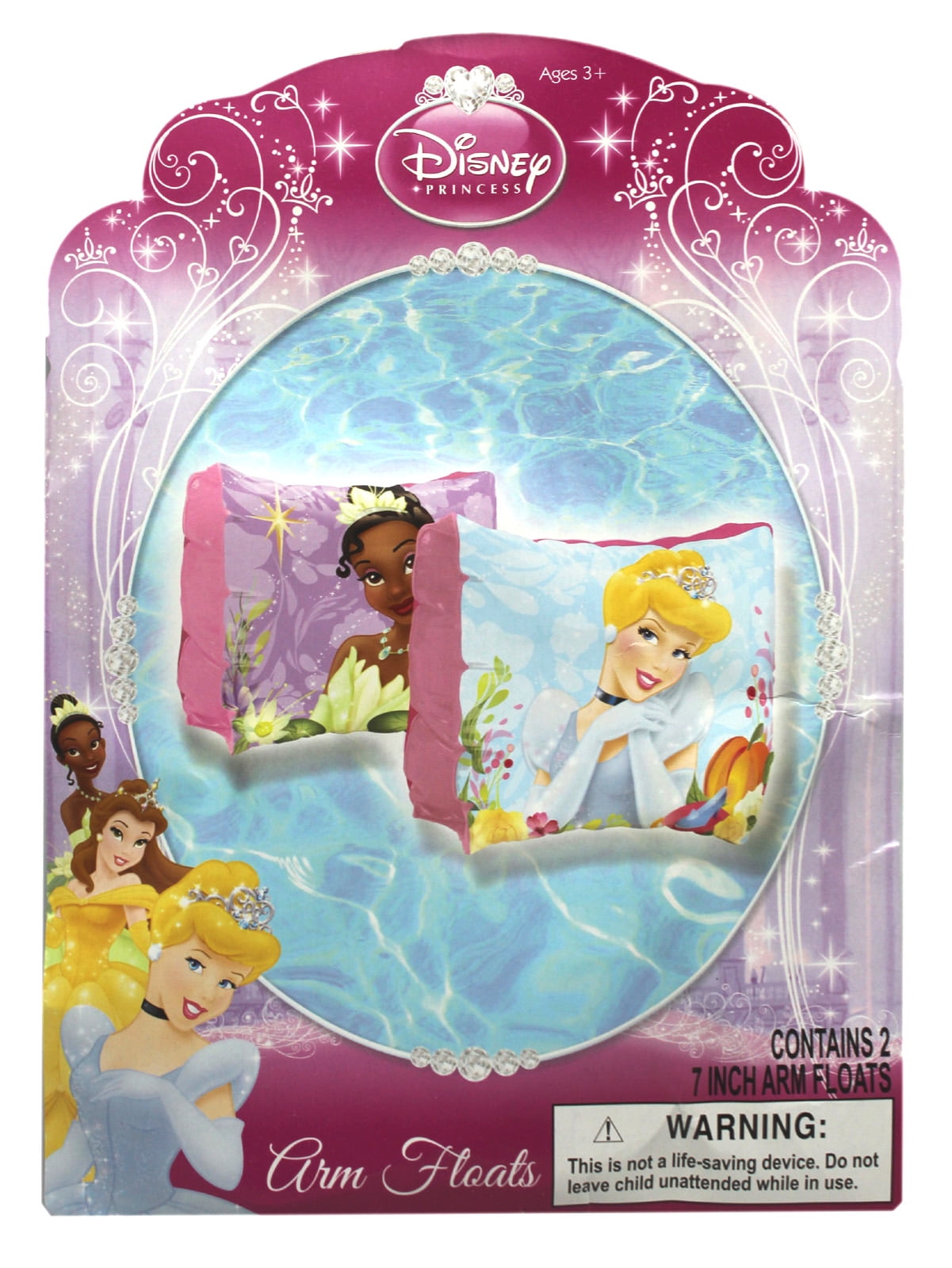 Disney Comfortable Arm Band Sleeve Kids Pool Toys and Floats, Princess ...