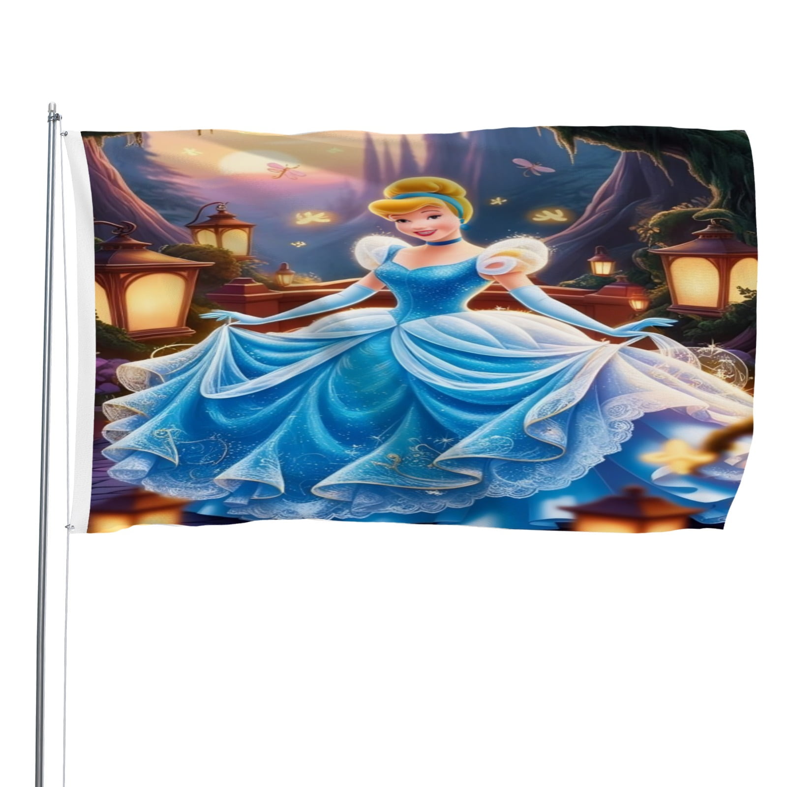 Cinderella flag perfect for outdoor decoration, can be hung indoors ...