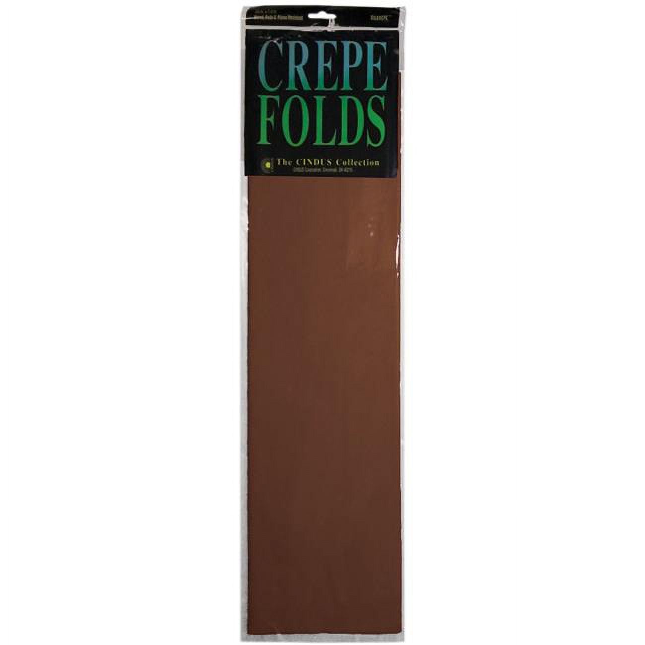 Cindus KF1100-1190 Crepe Folds, 20 in. x 7.5 ft. - Brown - Walmart.com
