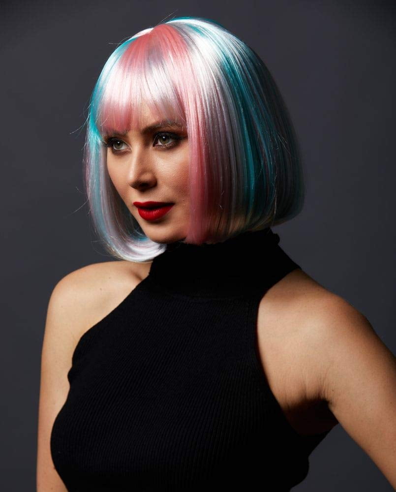 Cindy Blush Wig Color Angel Breath - Sepia Wigs Chin Length Short Bob ...