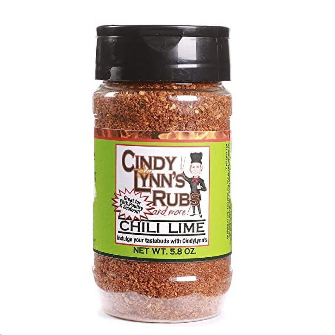 Cindy Lynn’s Chili Lime Rub and Seasoning, 5.5 oz (Pack of 1), Use as ...