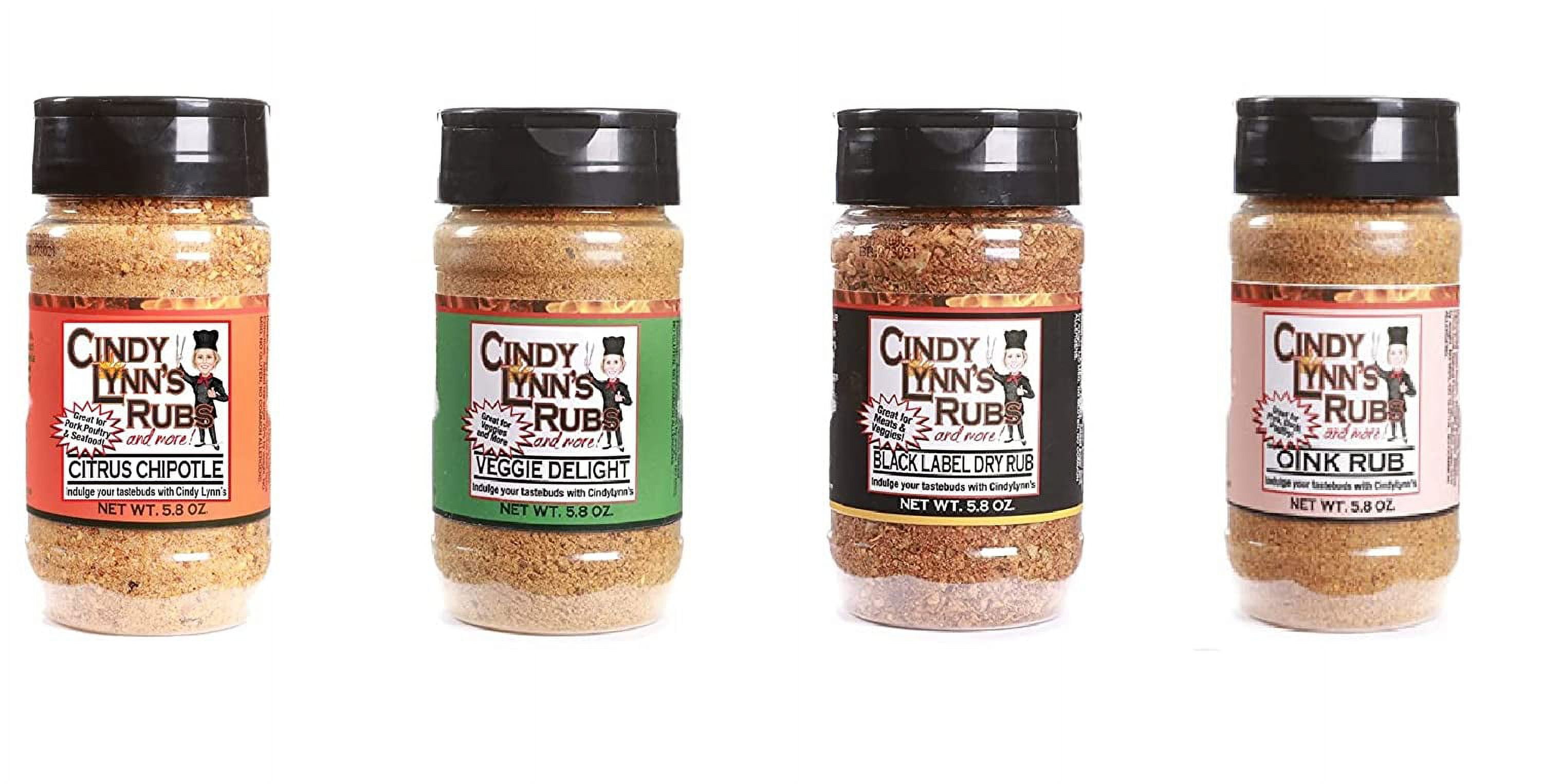 Cindy Lynn's Rubs and More Sweet and Savory BBQ Spices, Smoky Dry Rubs ...