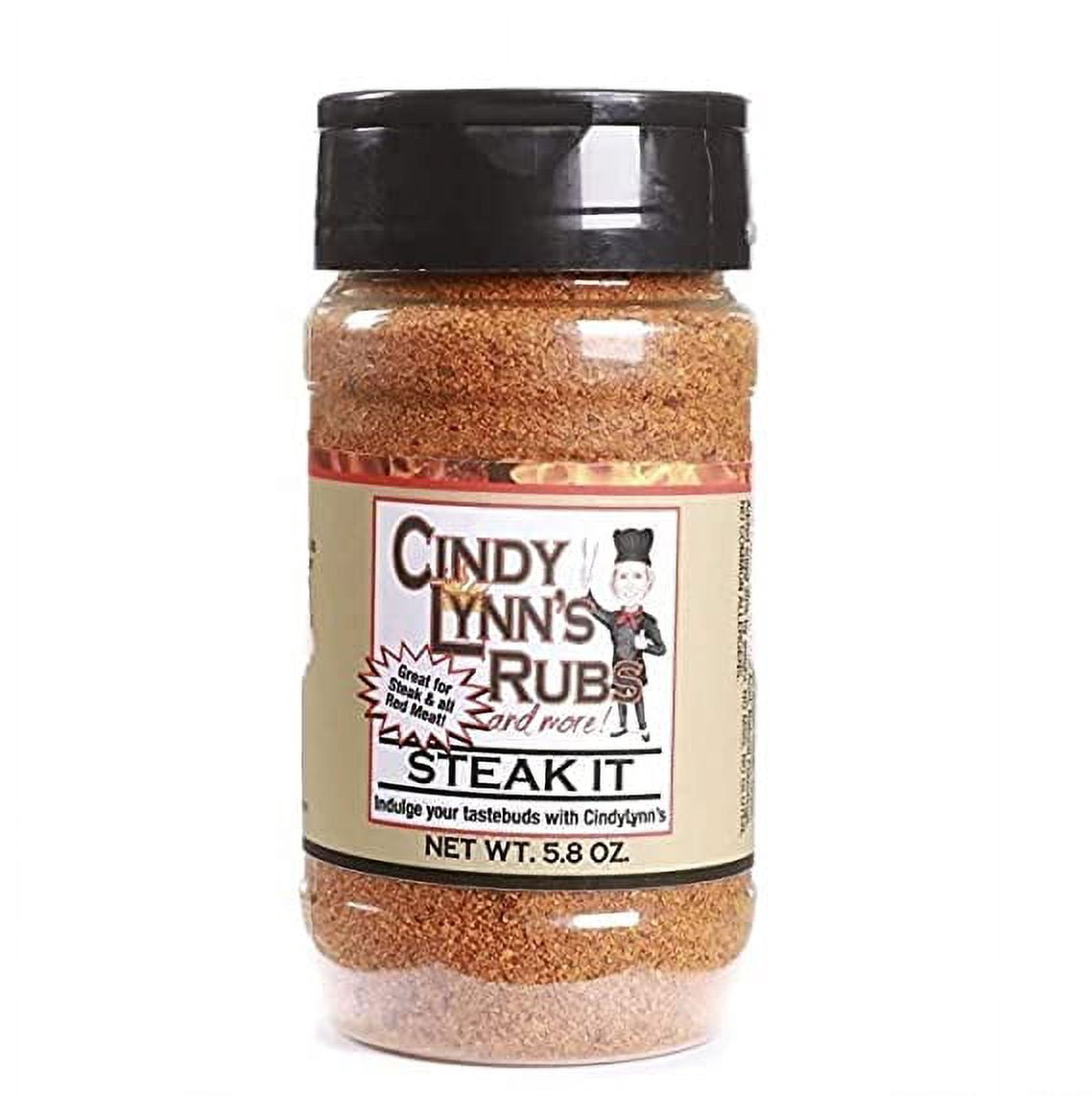 Cindy Lynn's Rubs and More Steak It Dry Rub and Seasoning, MSG-Free ...