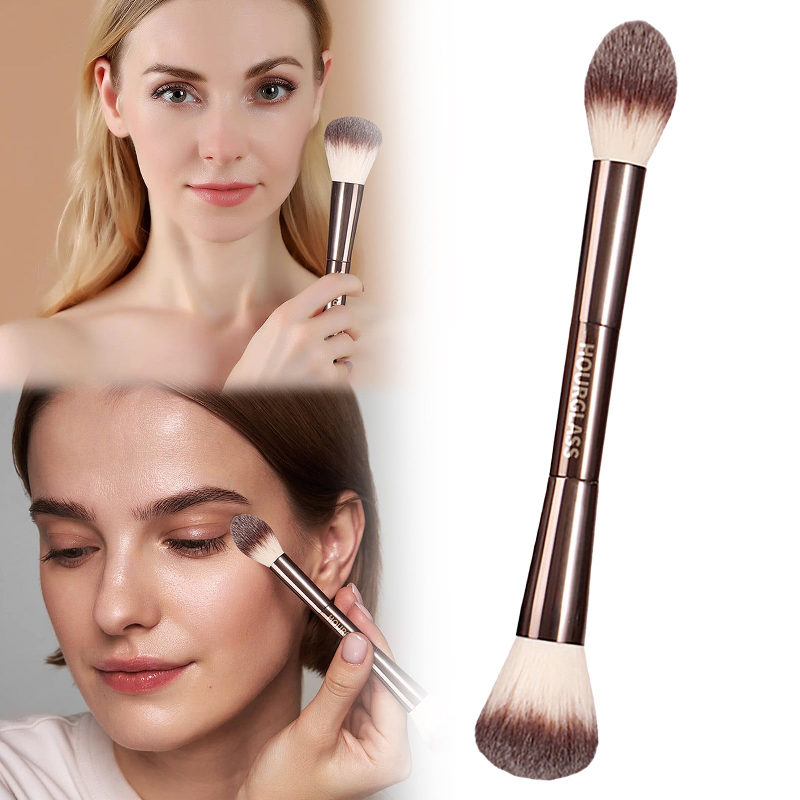 Cine Ambient Lighting Edit Double/ Ended Brush For Makeup，Powder Brush ...