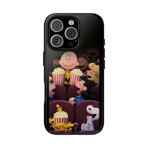Cinema Friends Phone Case Fun Movie Popcorn Art for iPhone 17 11 12 13 ...