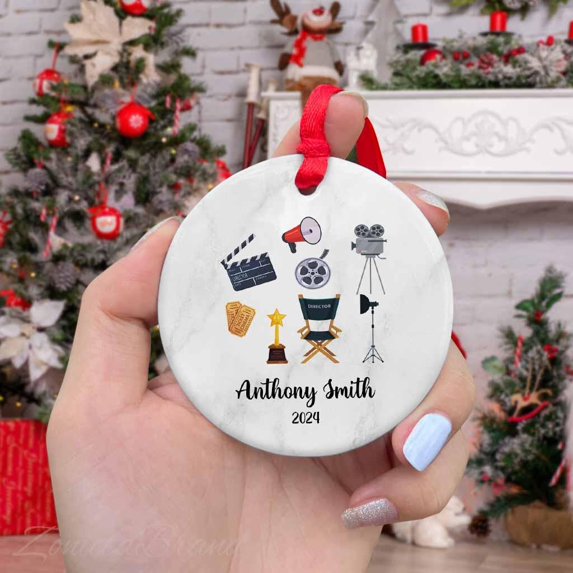Cinema/Theater 2D Flat Ornament 2025 Personalized Actor/Director ...