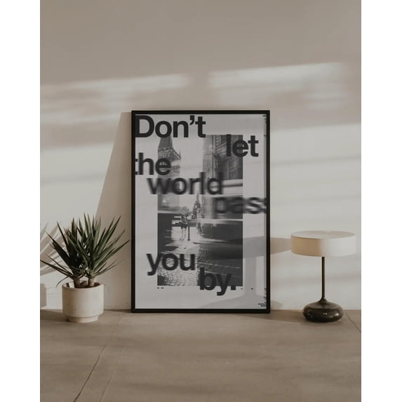 Cinematic Typography Poster Living Room Decor, Poster Home Decor ...
