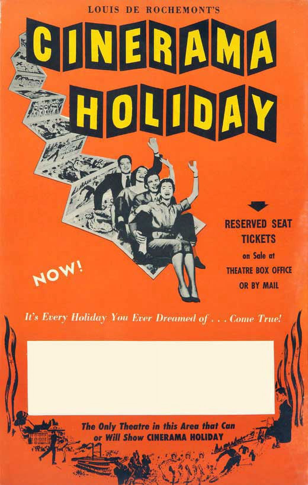 Cinerama Holiday - movie POSTER (Style B) (11" x 17") (1955) - Walmart.com