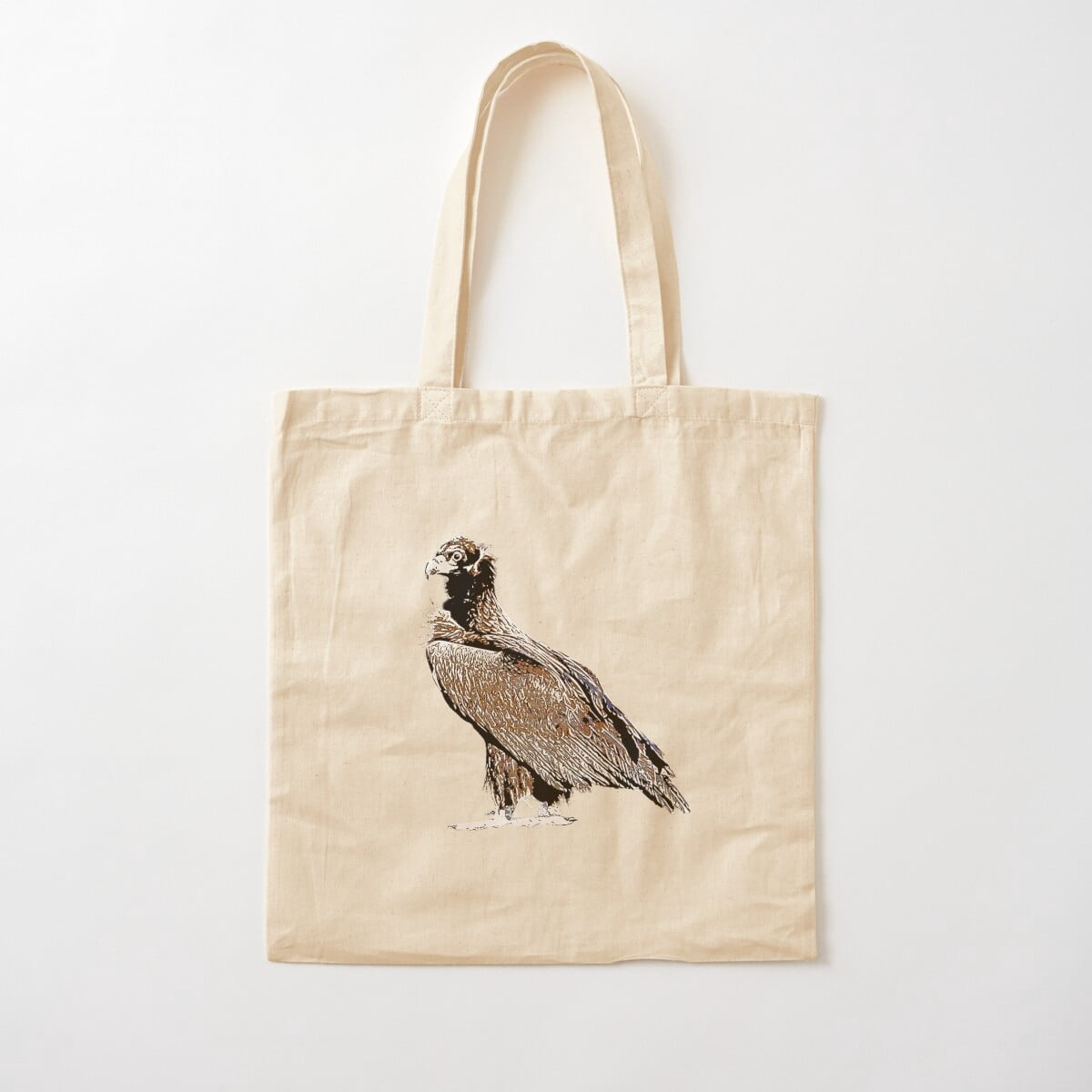 Cinereous Vulture White Alternate Design Cotton Tote Bag Canvas Tote ...
