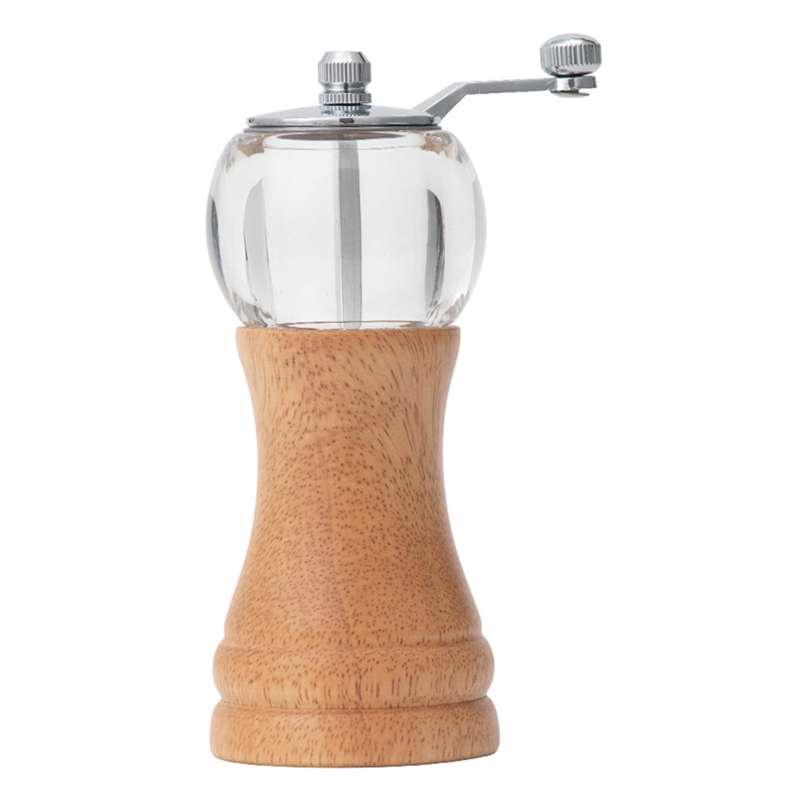 Cingo Hand Shake Pepper Grinder Solid Wood Sea Salt Pepper Powder Safe ...