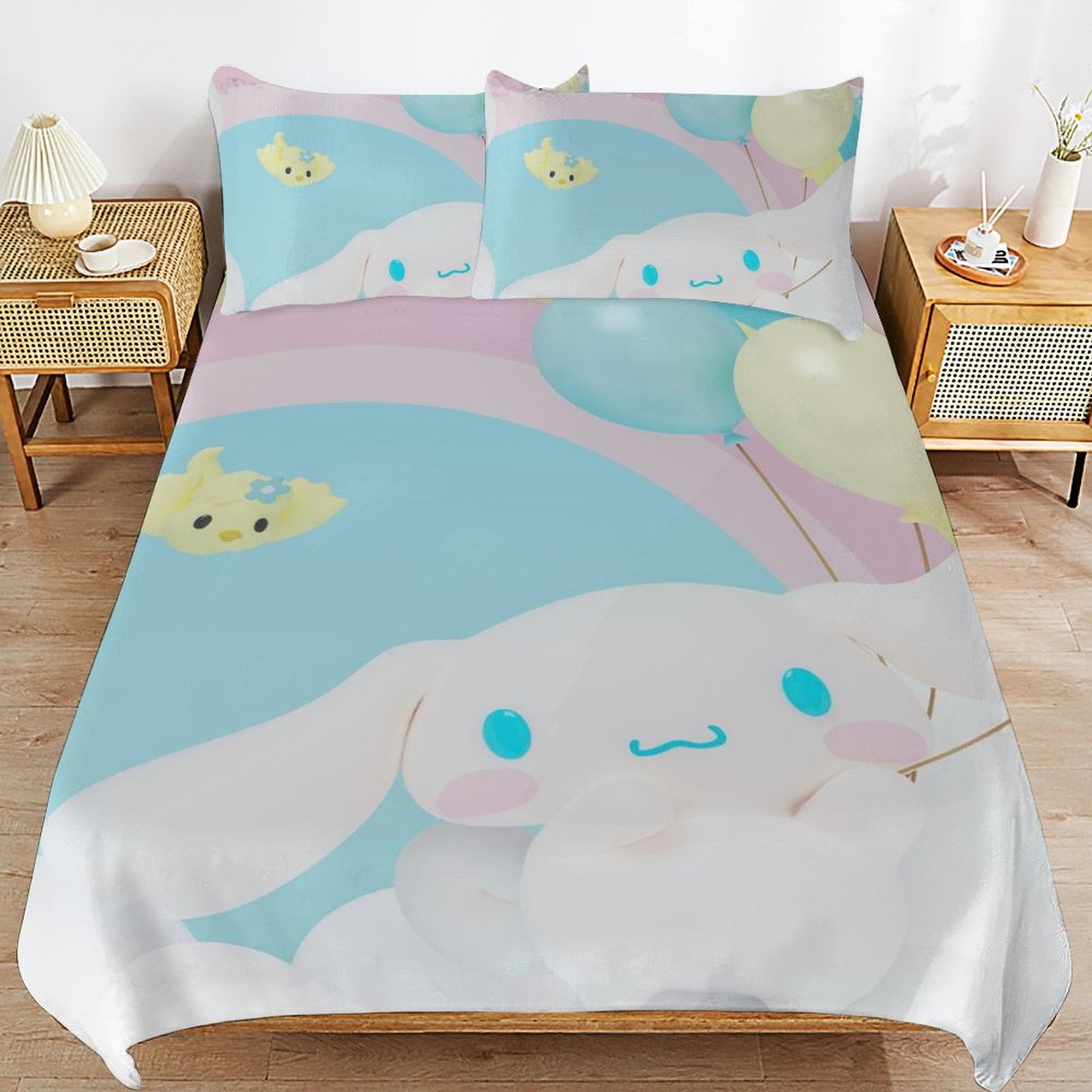 Cinna-moroll 3-Piece All Season Bedding Set, Comforter Set with Pillow ...