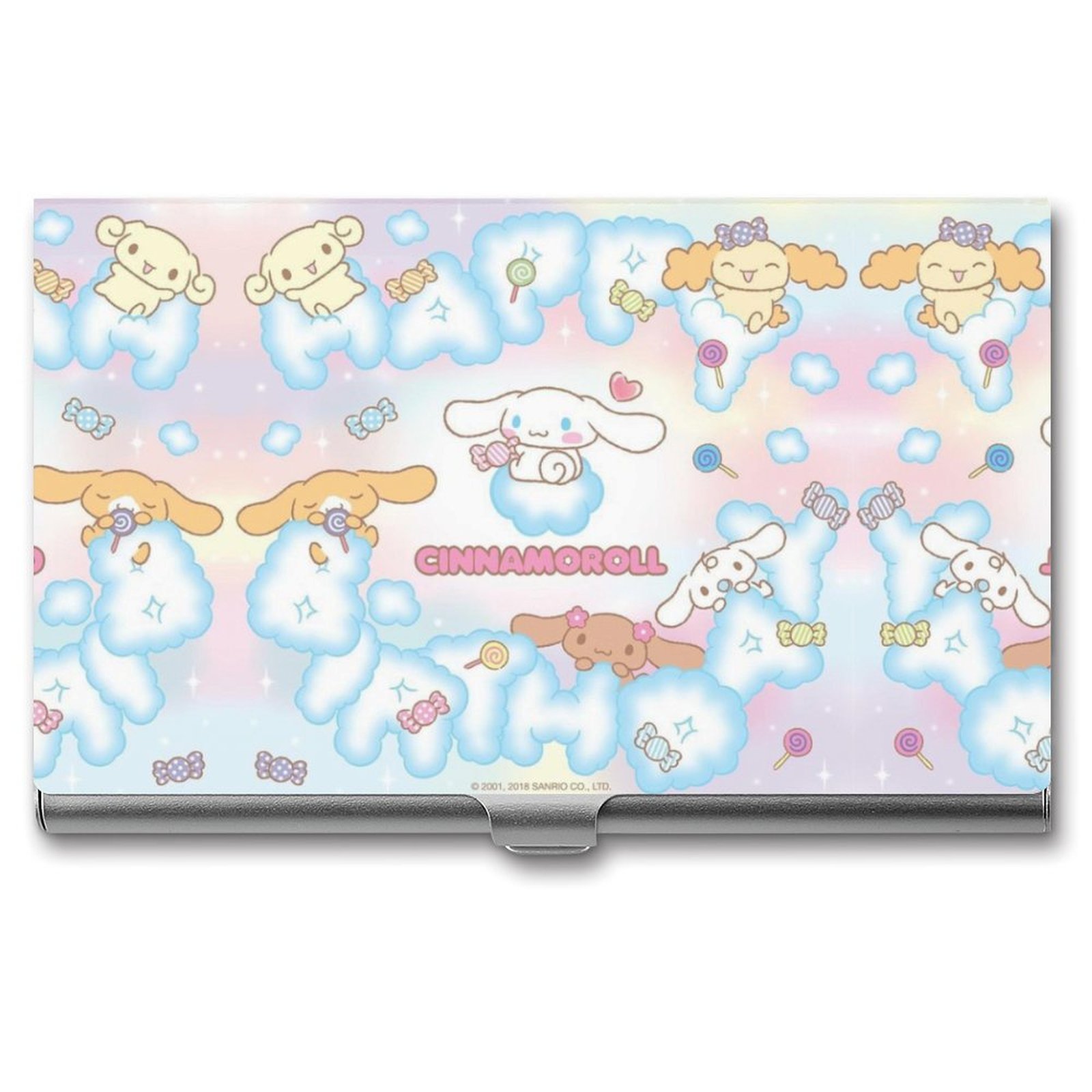 Cinna-moroll Anime Dog Business Card Holder Men's and Women's Business ...