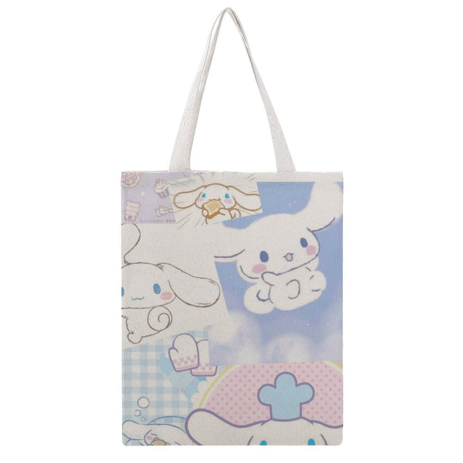 Cinna-moroll Anime Dog Canvas Tote Bag Beautiful Cute Shopping Tote Bag ...