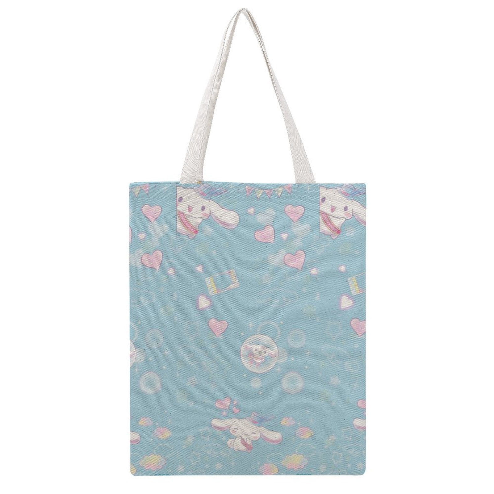 Cinna-moroll Anime Dog Canvas Tote Bag Beautiful Cute Shopping Tote Bag ...