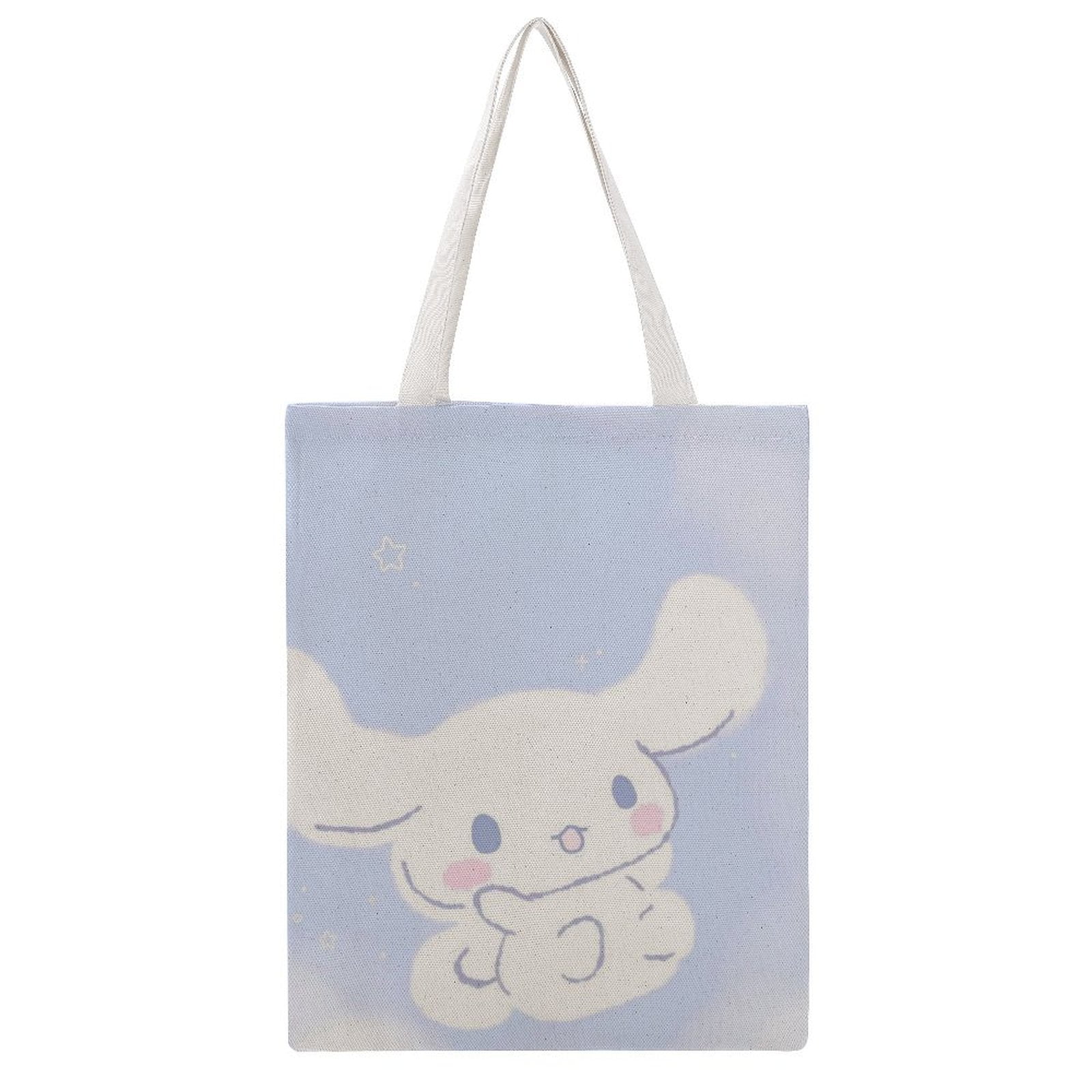 Cinna-moroll Anime Dog Canvas Tote Bag Beautiful Cute Shopping Tote Bag ...