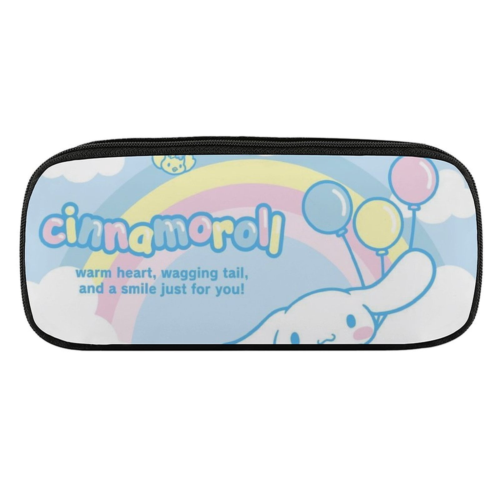 Cinna-moroll Anime Dog Cartoon Leather Pencil Bag for Women Men Large ...