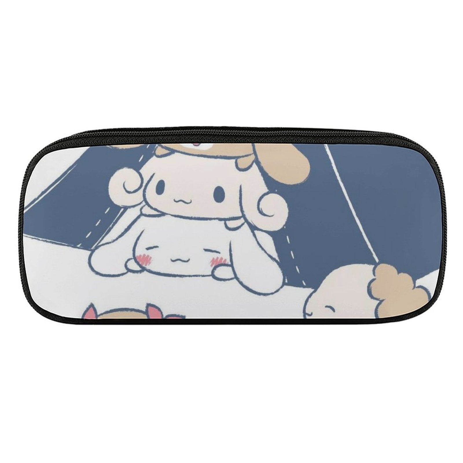 Cinna-moroll Anime Dog Cartoon Leather Pencil Bag for Women Men Large ...