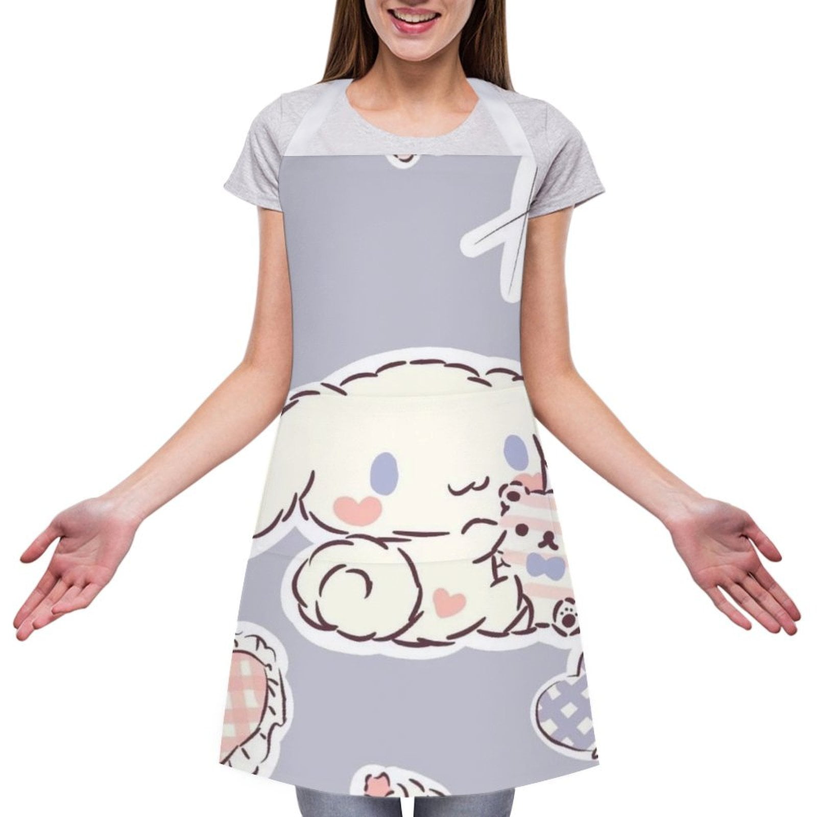 Cinna-moroll Anime Dog Chef Aprons Adjustable, Waterproof & Oil-Proof ...