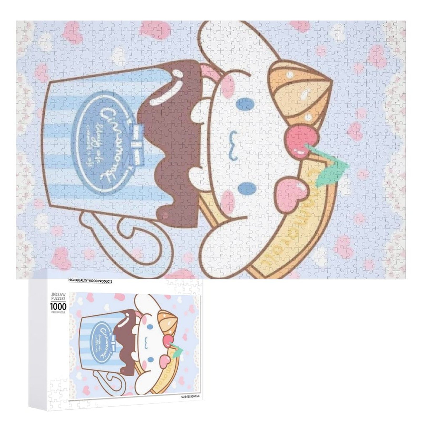 Cinna-moroll Anime Dog Jigsaw Puzzles 1000 Pieces Cartoons Puzzle ...