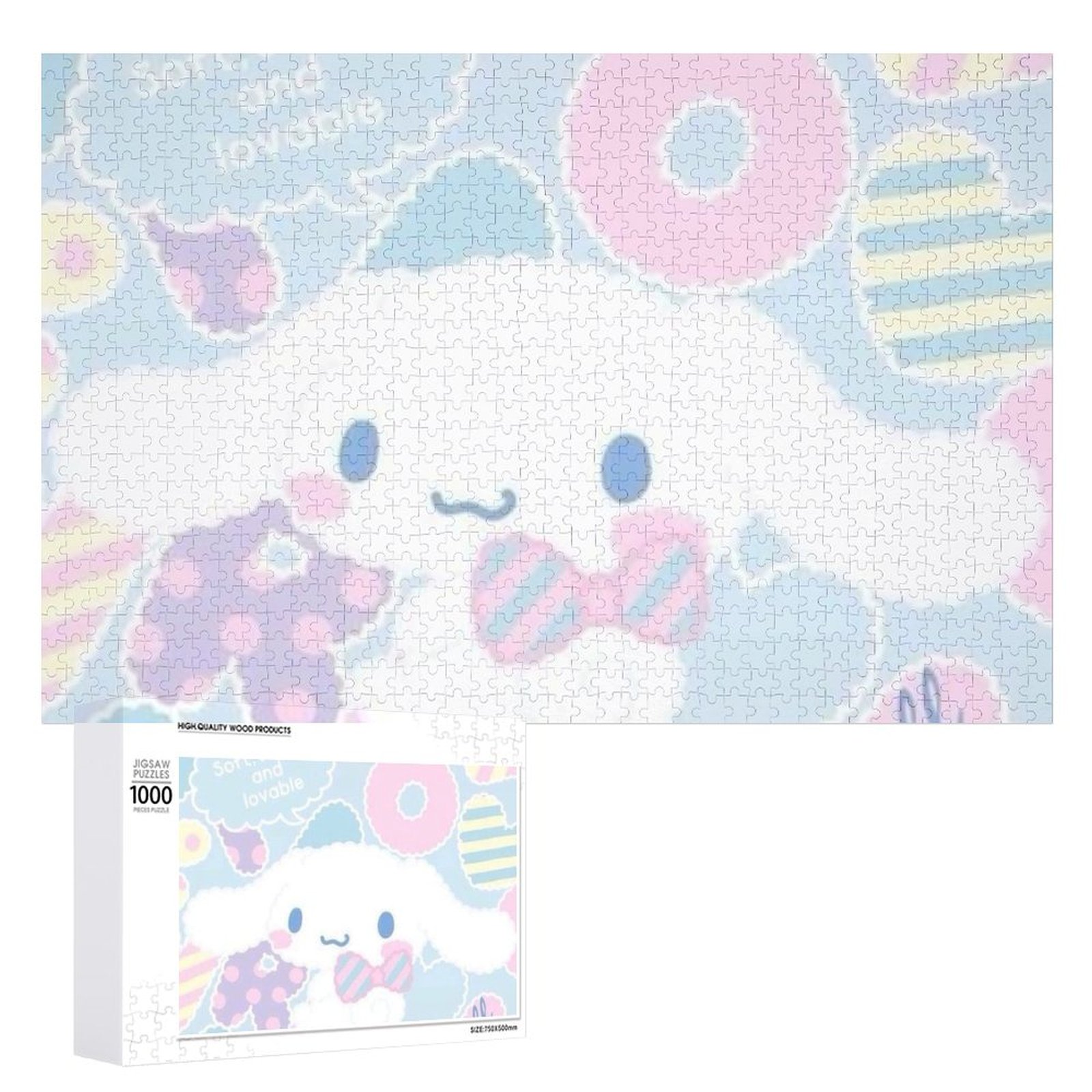 Cinna-moroll Anime Dog Jigsaw Puzzles 1000 Pieces Cartoons Puzzle ...