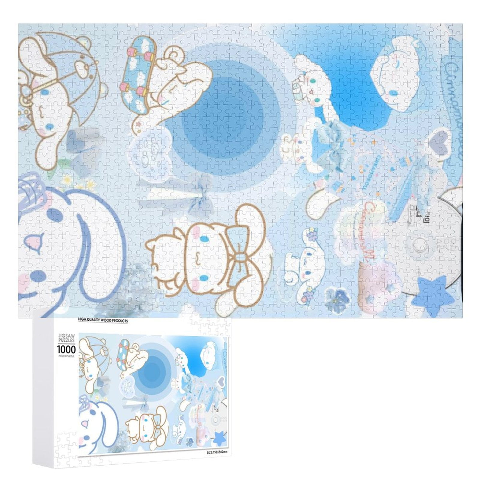 Cinna-moroll Anime Dog Jigsaw Puzzles 1000 Pieces Cartoons Puzzle ...