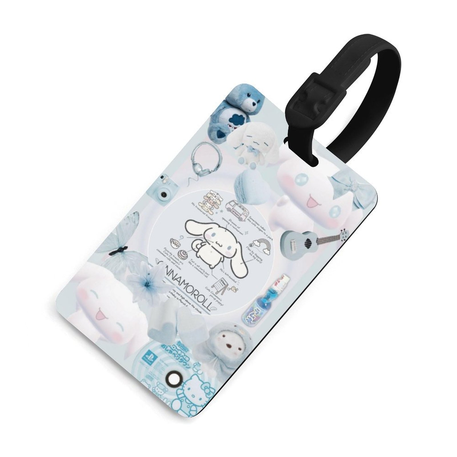 Cinna-moroll Anime Dog Luggage Tag for Suitcases Bag Baggage Travel ...