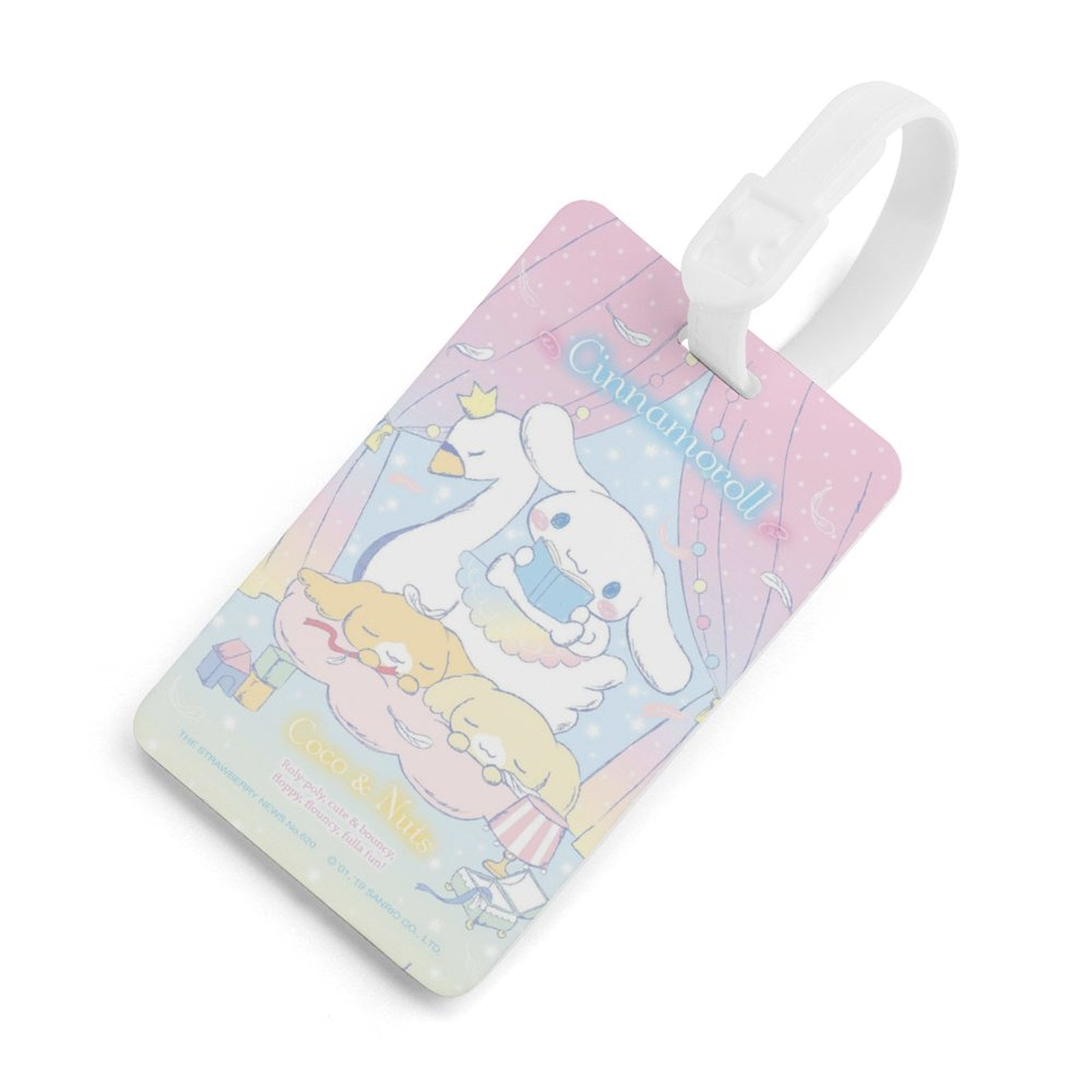 Cinna-moroll Anime Dog Luggage Tag for Suitcases Bag Baggage Travel ...