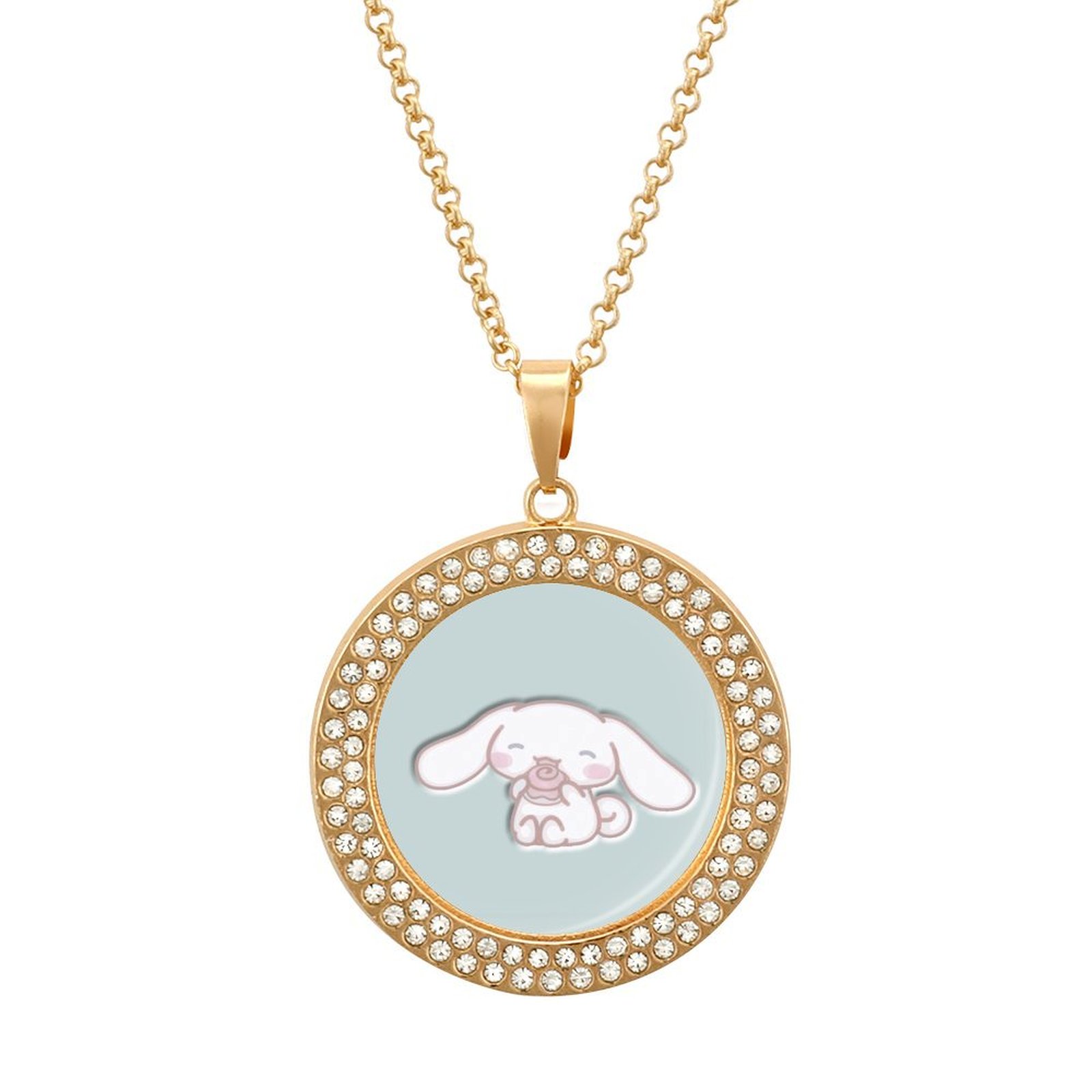 Cinna-moroll Anime Dog Necklaces for Women and Men Cartoon Chain ...