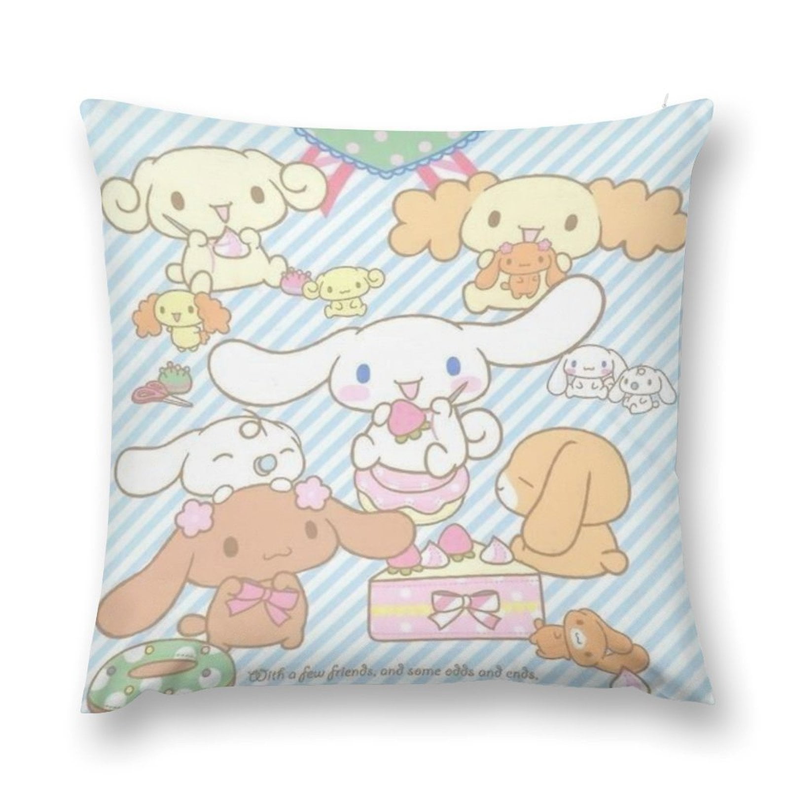 Cinna-moroll Anime Dog Pillow Covers 3 Sizes Flannel Pillowcases for ...