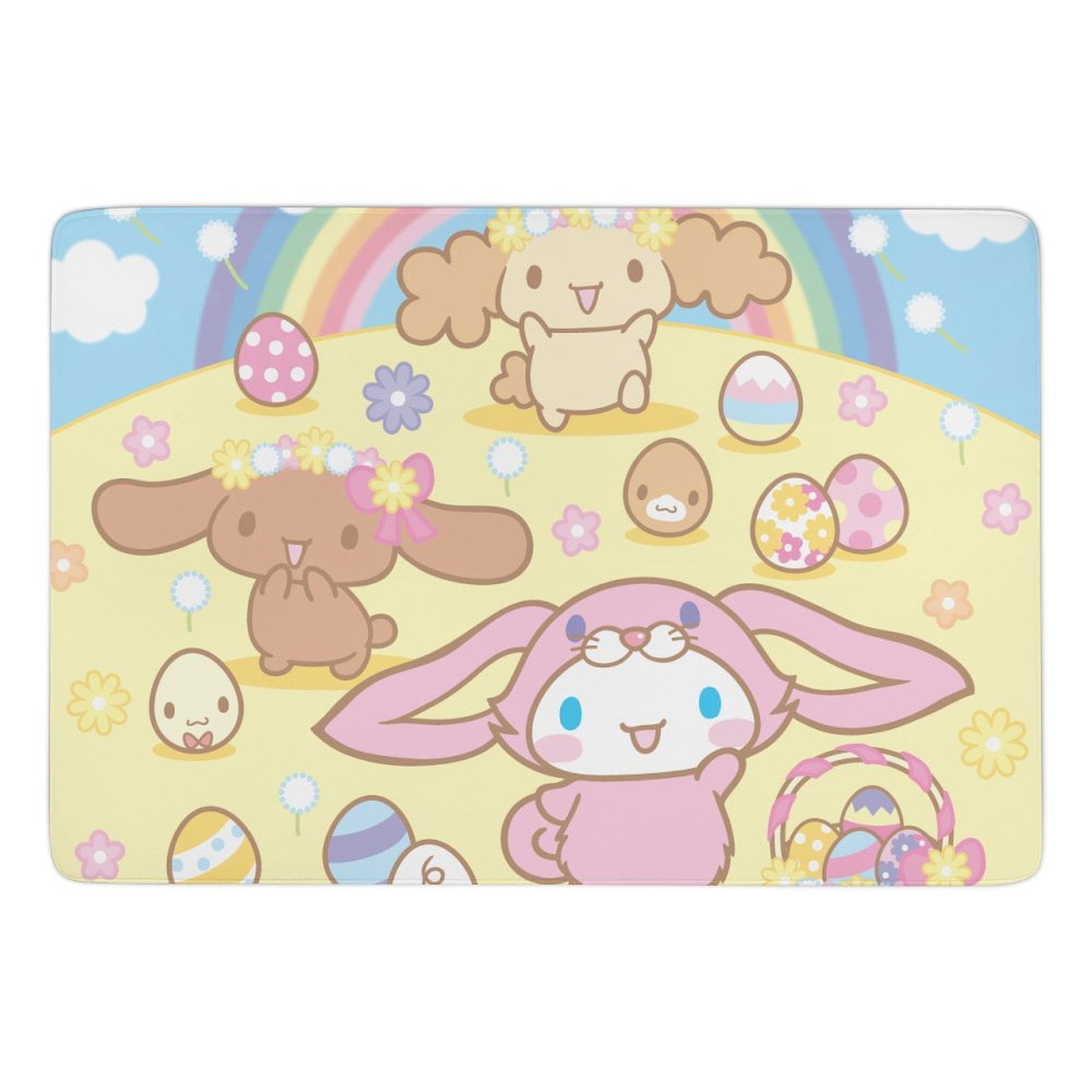 Cinna-moroll Anime Dog Velvet Floor Mat，Washable Rug for Living Room ...