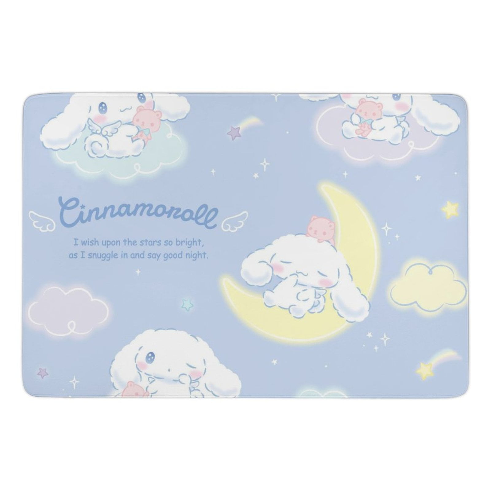 Cinna-moroll Anime Dog Velvet Floor Mat，Washable Rug for Living Room ...