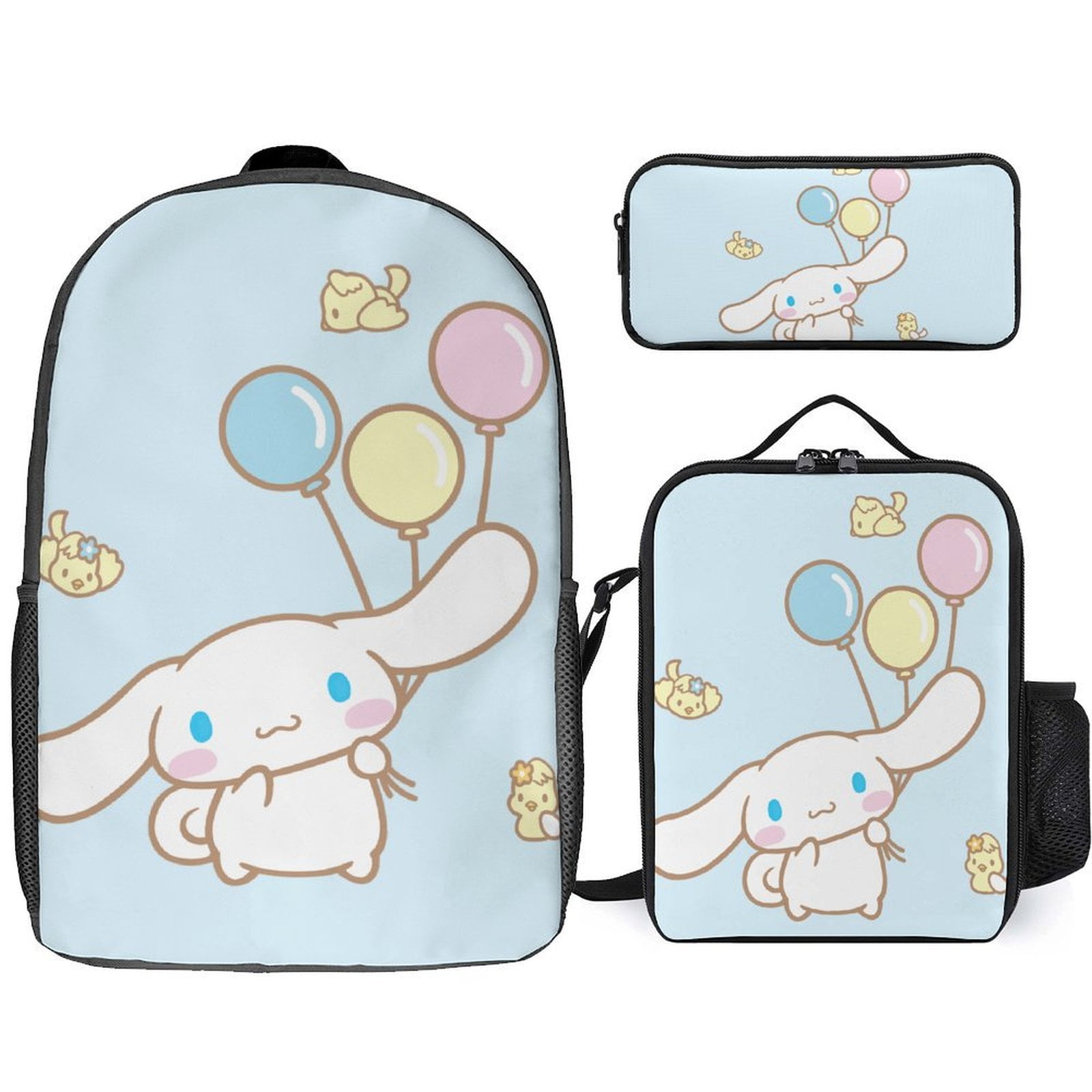 Cinna_moroll Backpack Set 17 inch Bags with Lunch Bag Pencilcase Cinna ...