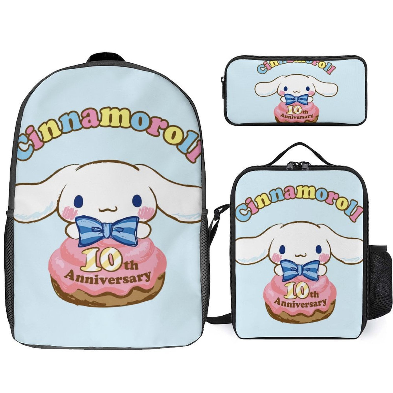 Cinna_moroll Backpack Set 17 inch Bags with Lunch Bag Pencilcase Cinna ...