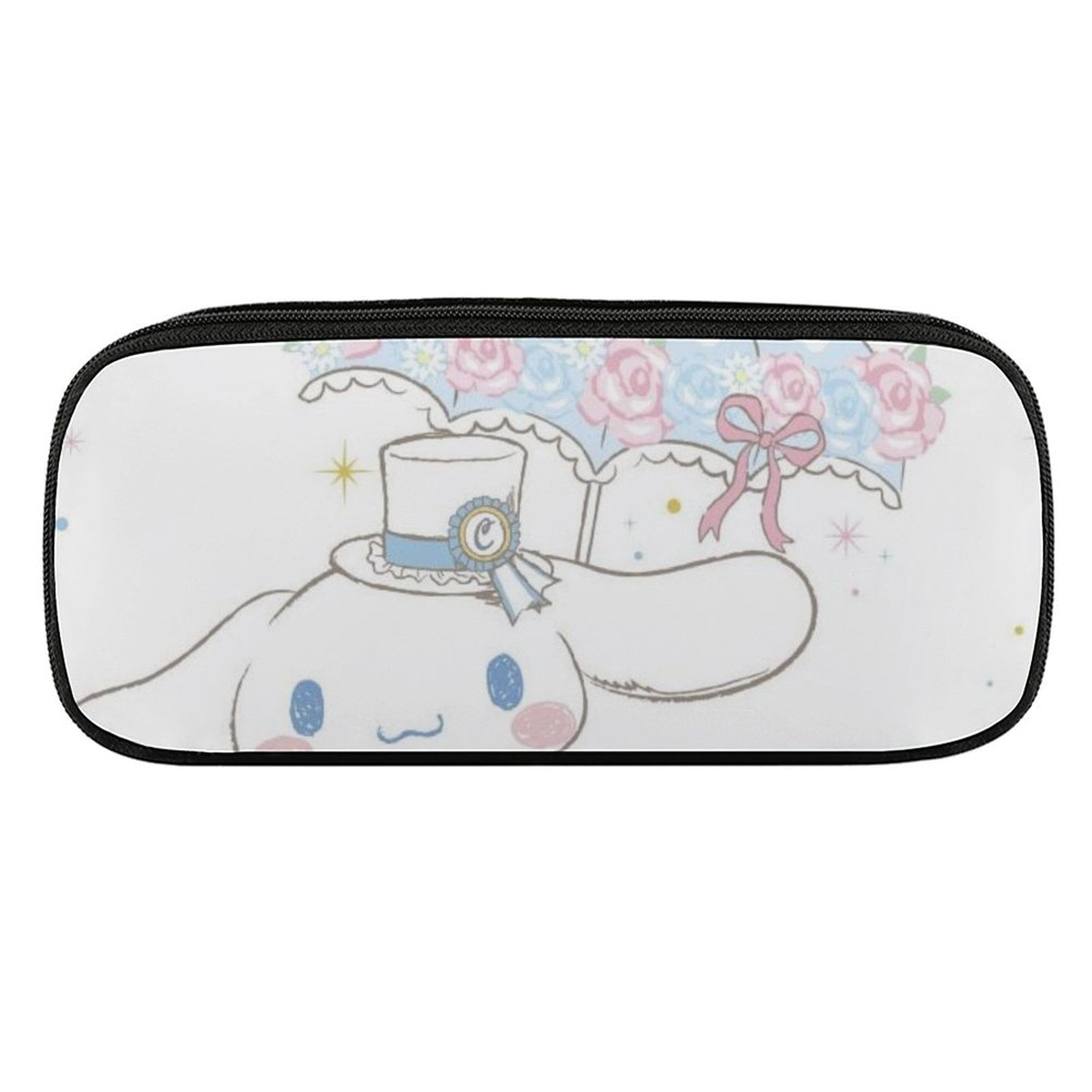 Cinna-moroll Cartoon Leather Pencil Bag for Women Men Large Pencil Case ...