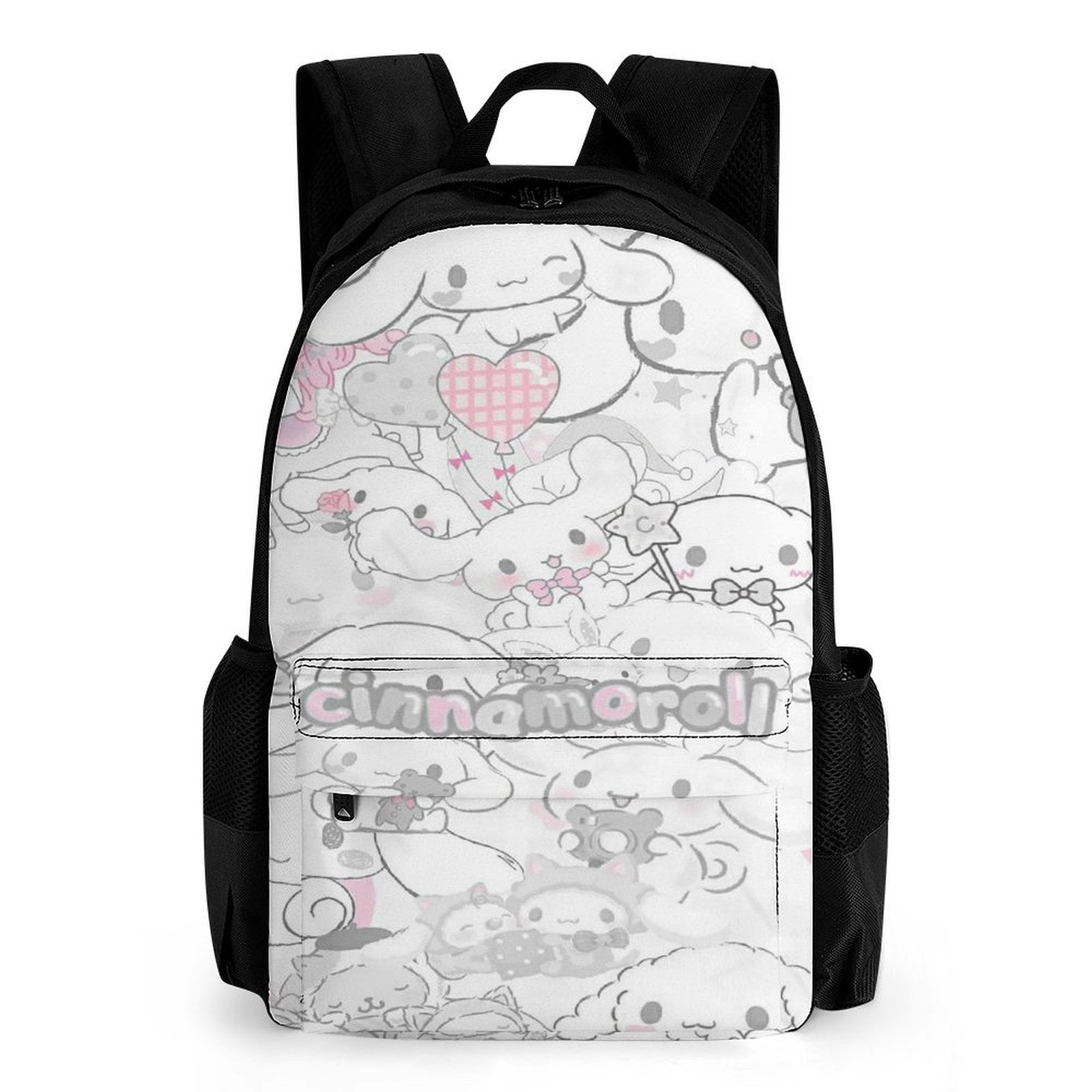 Cinna-moroll Dual-shoulder Backpack with Adjustable Straps and Multiple ...