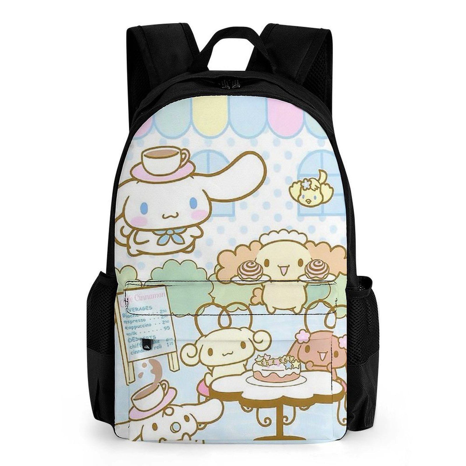 Cinna-moroll Dual-shoulder Backpack with Adjustable Straps and Multiple ...