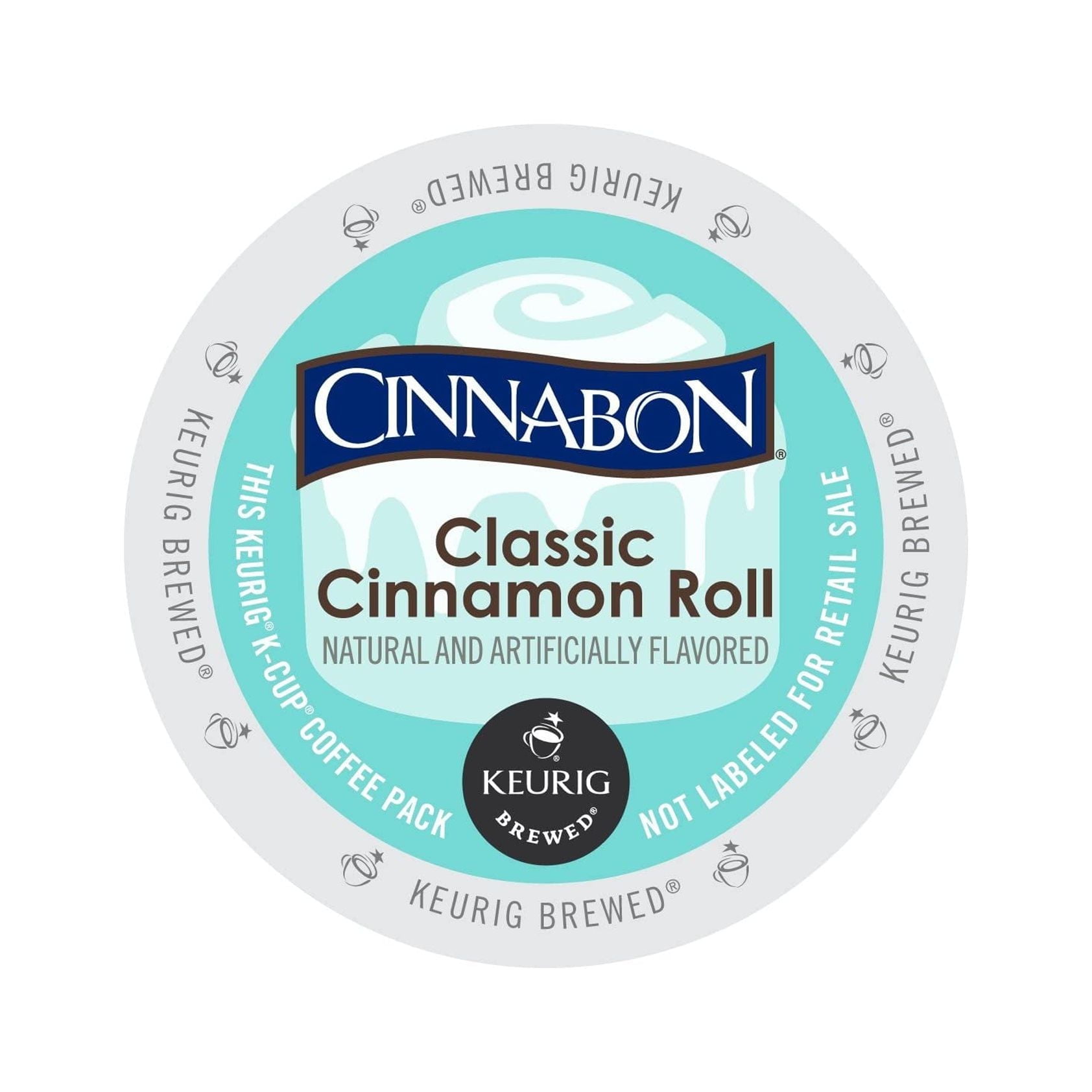 Cinnabon Classic Cinnamon Roll K-Cup Coffee 24 Count, Pack Of 4 ...