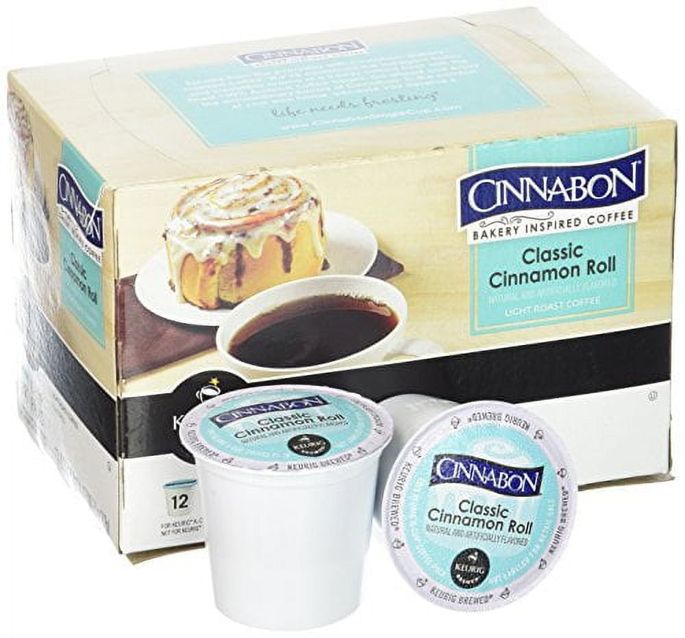 Keurig Cinnabon Classic Cinnamon Roll, Light Roast Coffee, Single-Serve ...