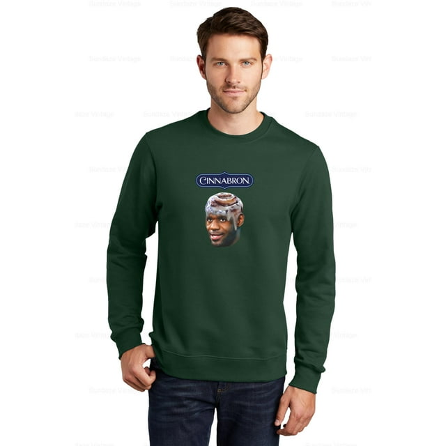 Cinnabron Lebron James Funny Basketball Meme Gift Sweatshirt unisex up ...