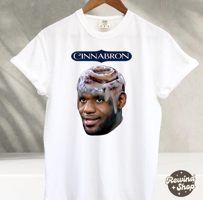 Cinnabron Meme T-Shirt - Funny Basketball Gift - Walmart.com