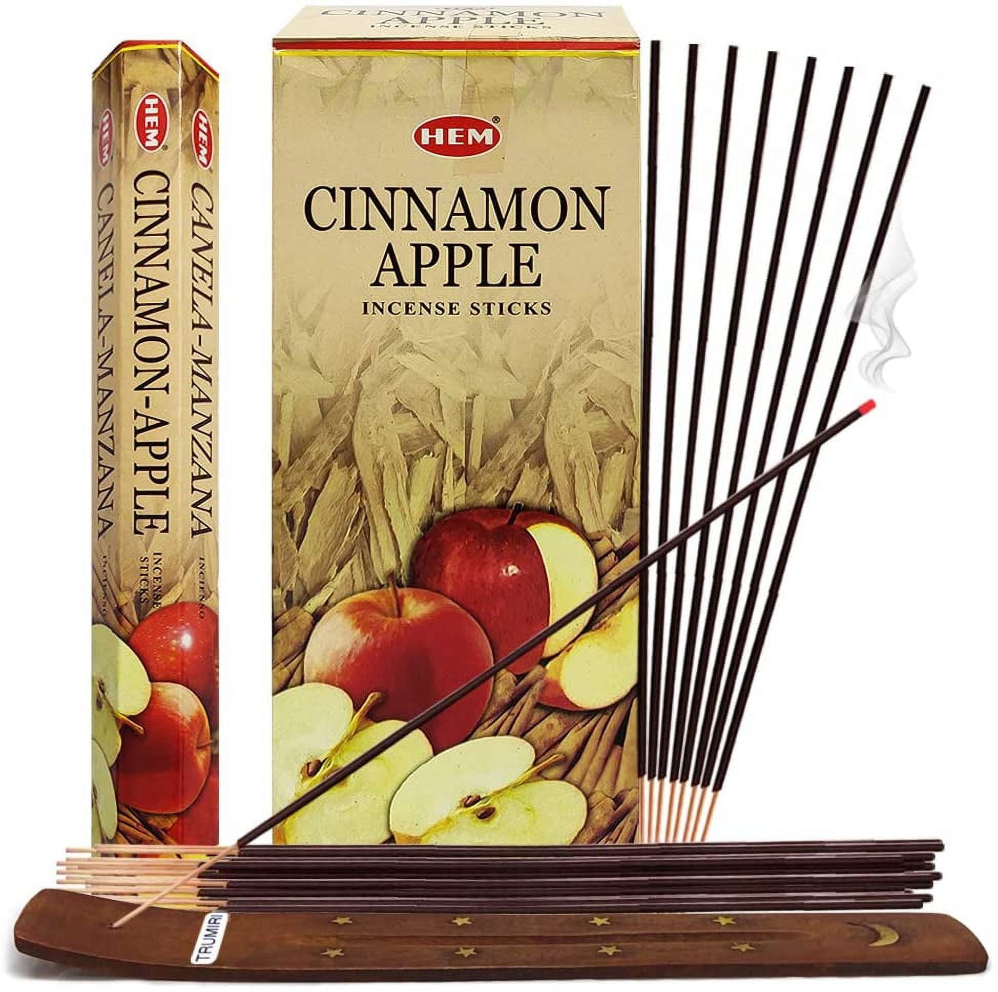 Cinnamon Apple Incense Sticks And Incense Stick Holder Bundle Insence ...