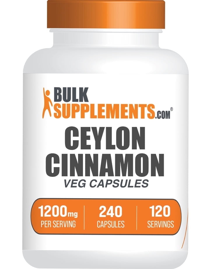 BulkSupplements Cinnamon Bark Extract Capsules – 600mg per Serving ...