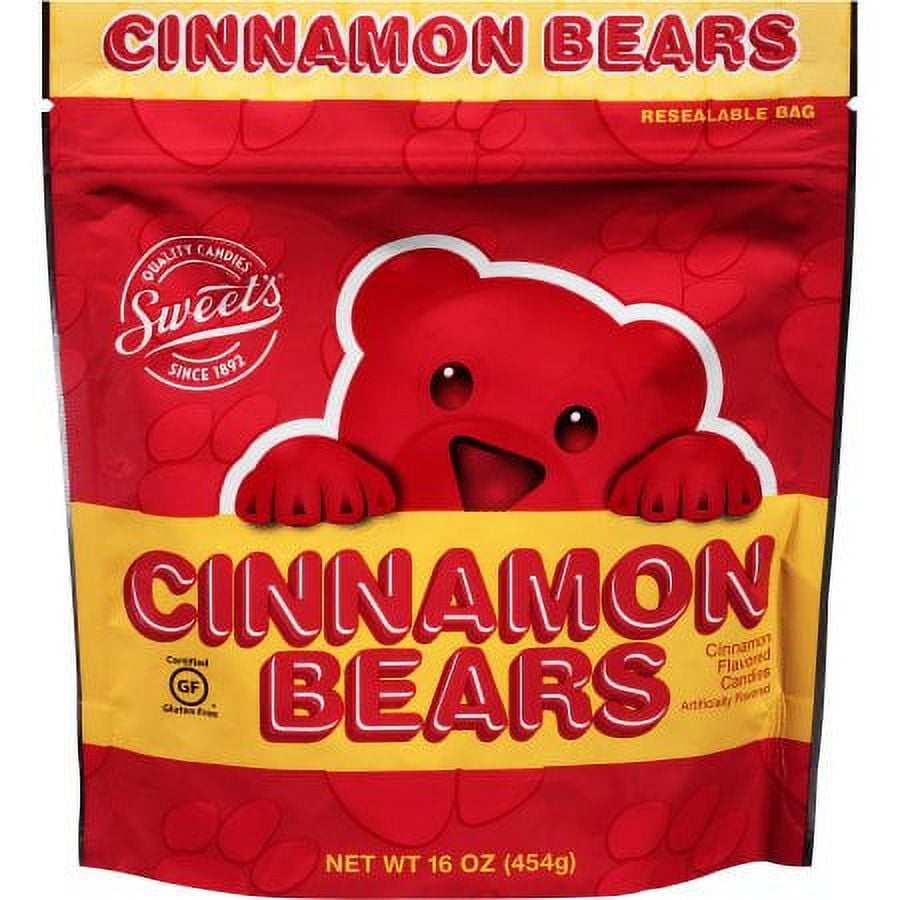 Sweet's Cinnamon Candy, Chewy Cinnamon Bears, Spicy Sweet Treat, 16 oz ...