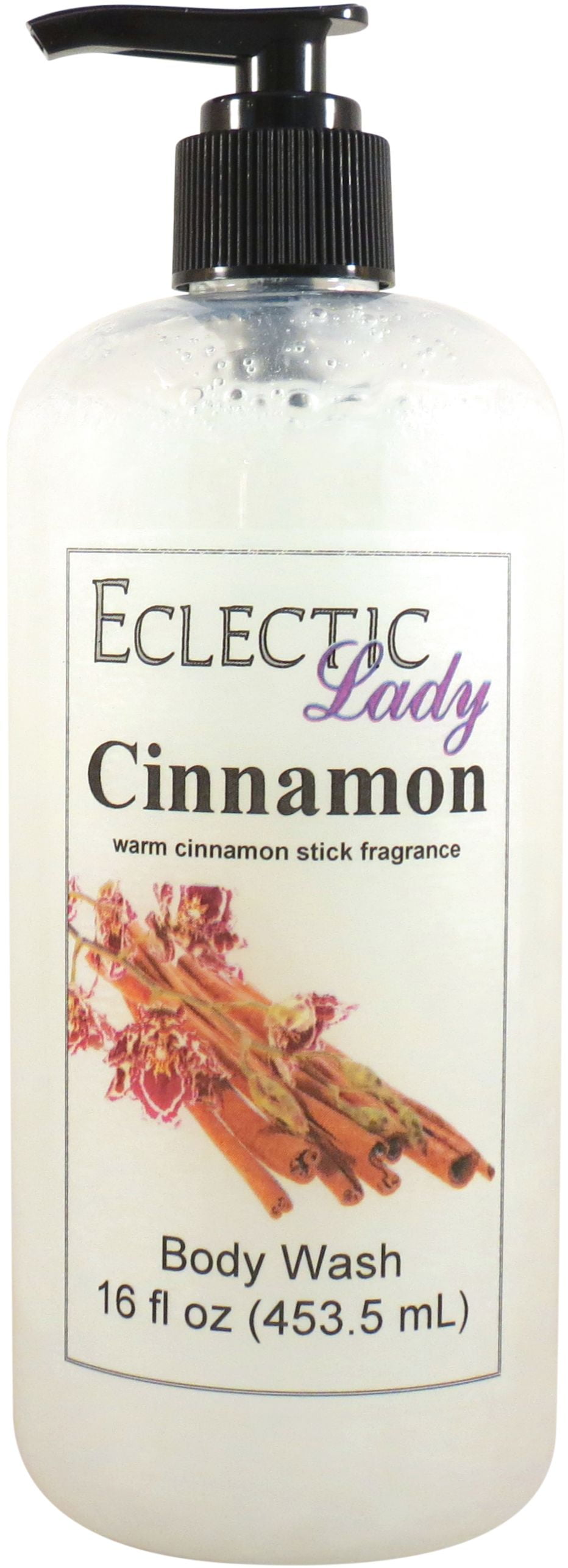 Cinnamon Body Wash by Eclectic Lady, Liquid Shower Gel for Women and ...